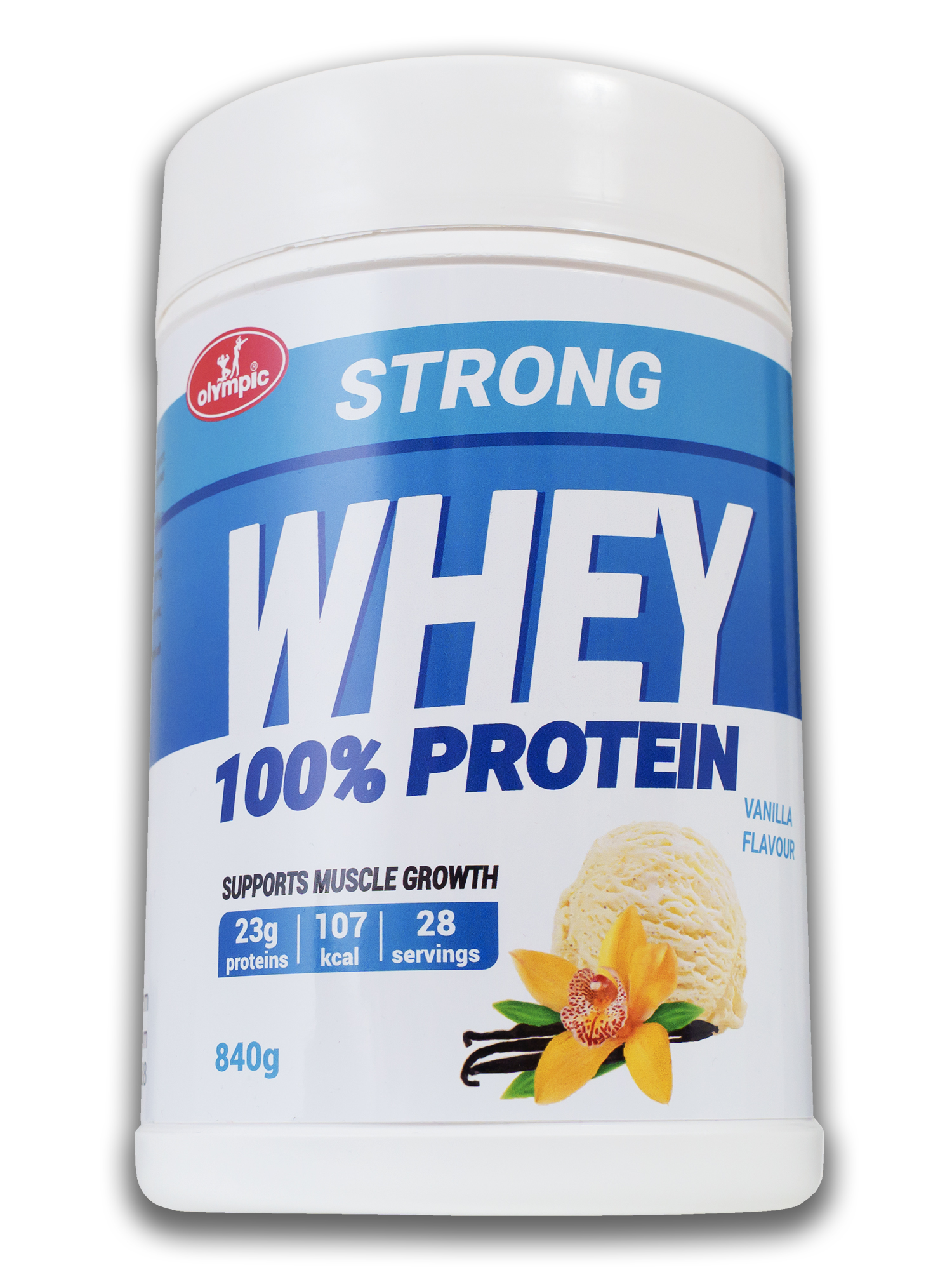 Olympic Protein Strong Whey 100%, Ukus Vanile, 840g | Online prodaja ...