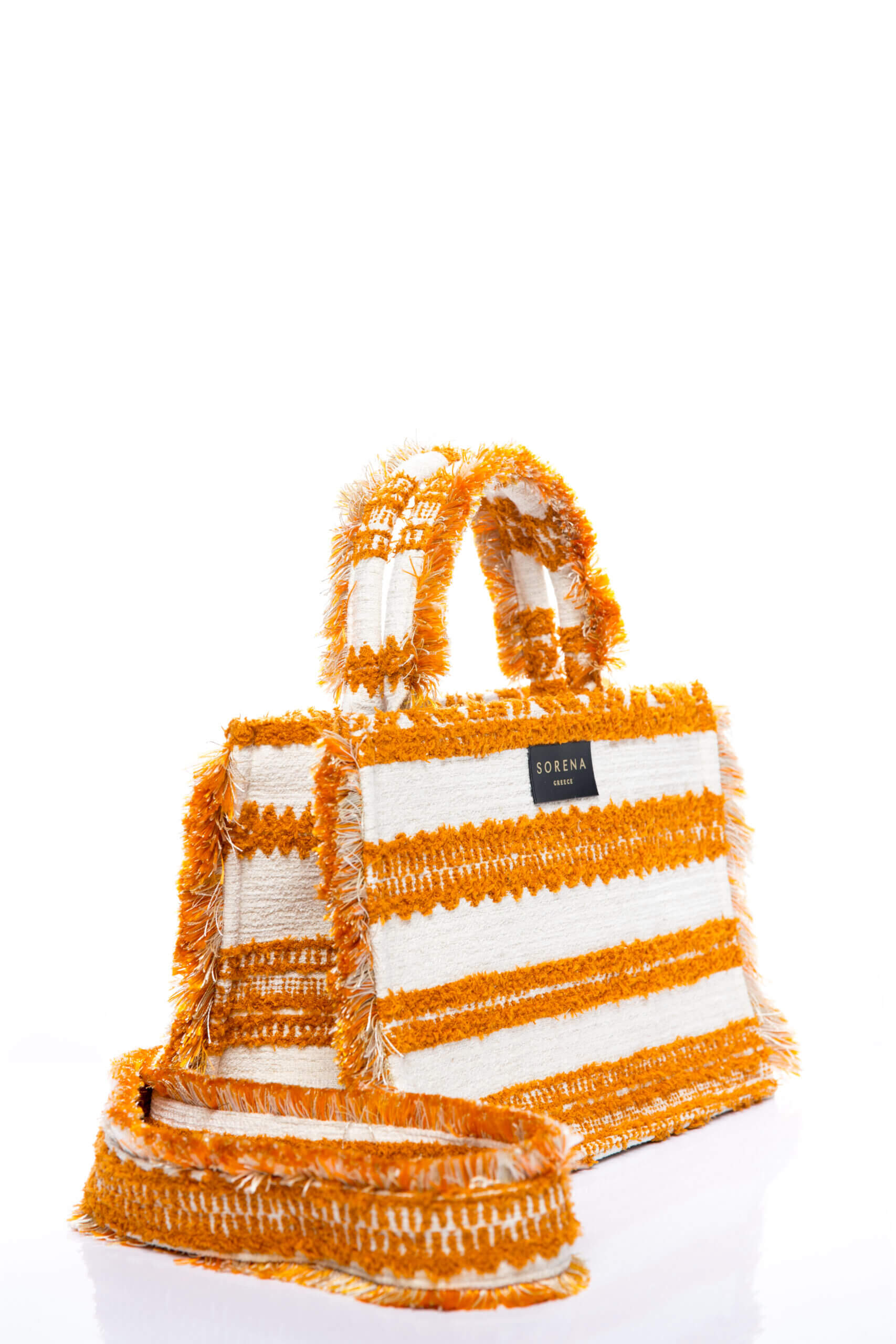SORENA HANDMADE Bohina Fiona Ženska torba, Oker-bela | Online prodaja ...
