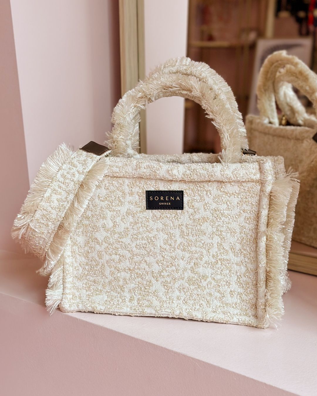 SORENA HANDMADE Bohina Leros Mini ženska torba, Bež | Online prodaja ...