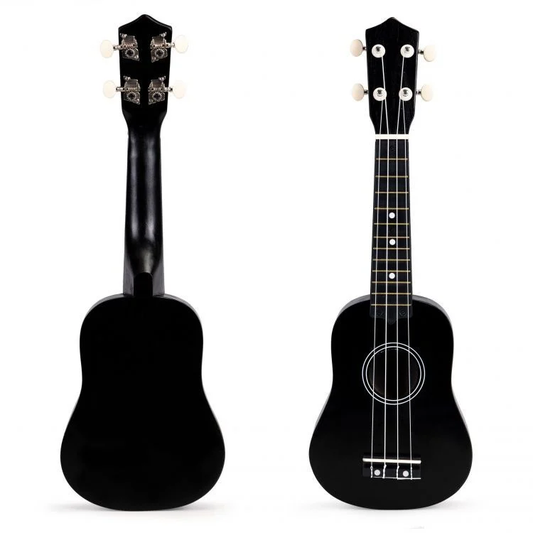 ECO TOYS Ukulele gitara za decu sa 4 žice, crna | Online prodaja | Ananas