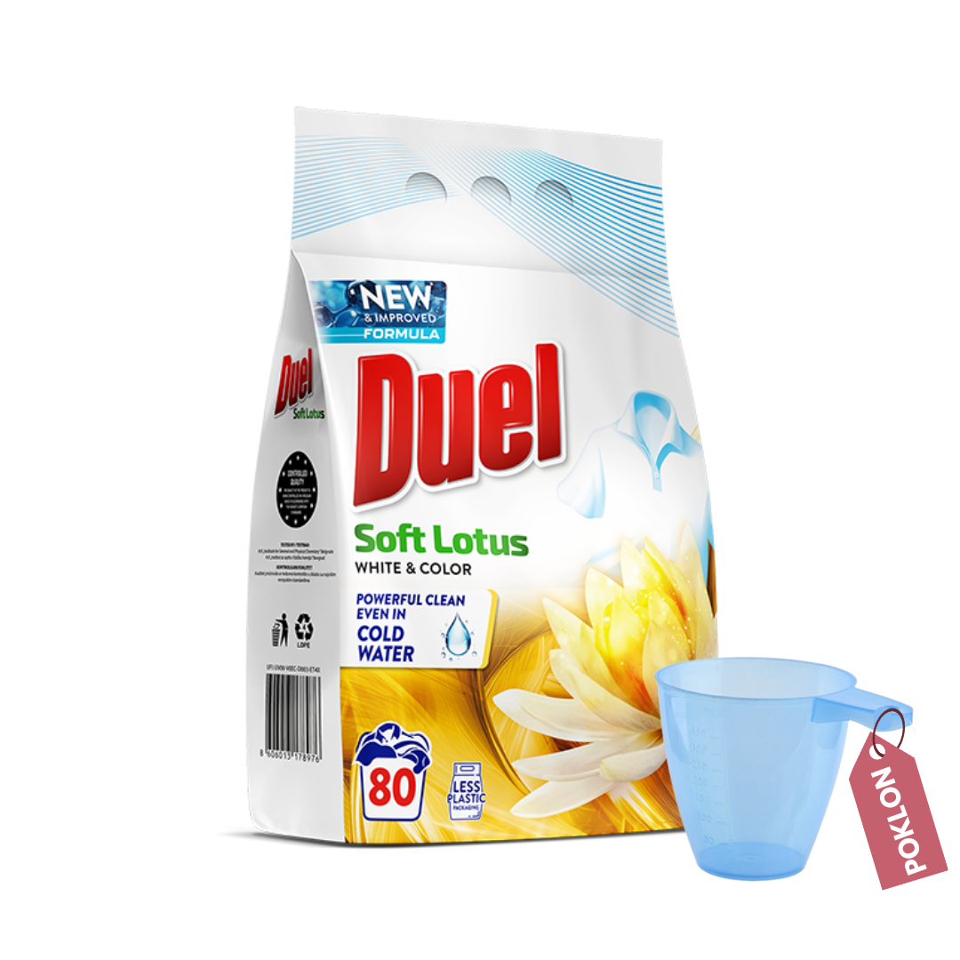 Duel Soft Lotus Praškasti deterdžent 7.2kg+ merica za veš | Online ...