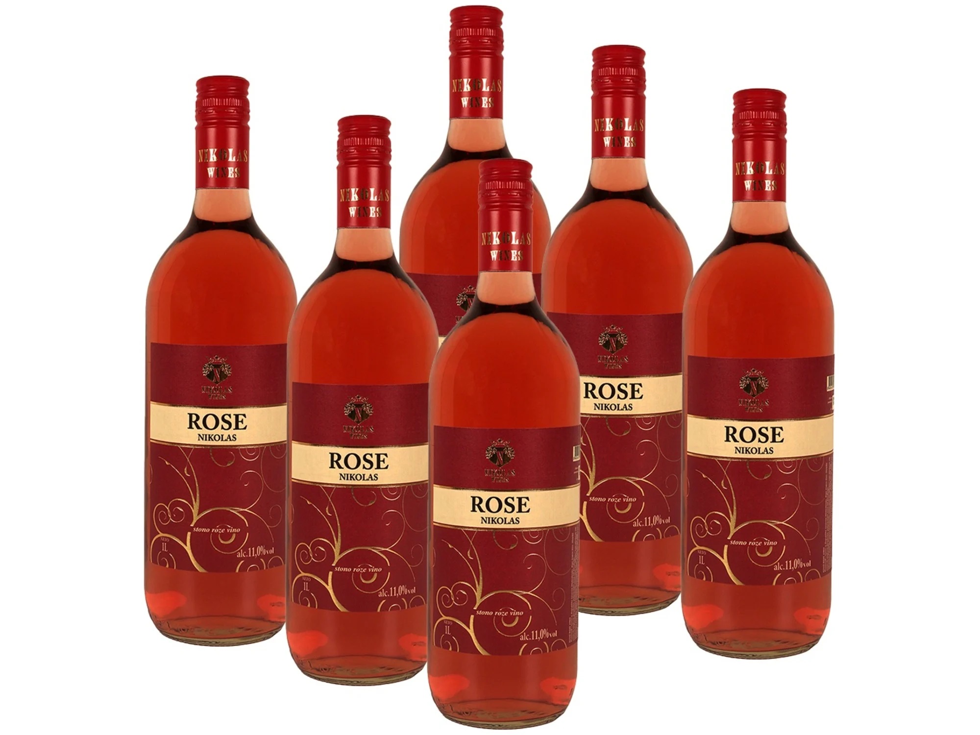 Vino Rose 1l STAKLOs, 6 komada | Online prodaja | Ananas