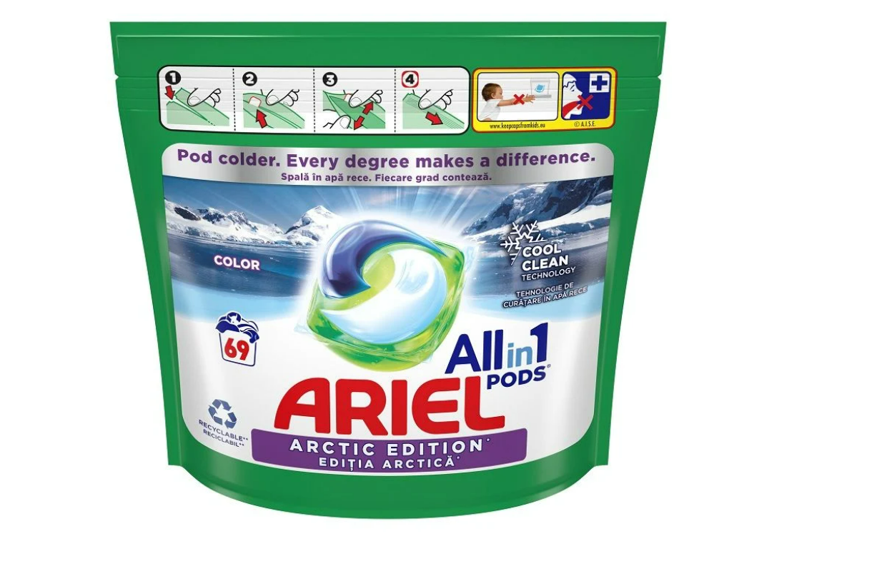 Ariel All in One Cool Clean Arctic Edition Deterdžent za pranje veša u ...