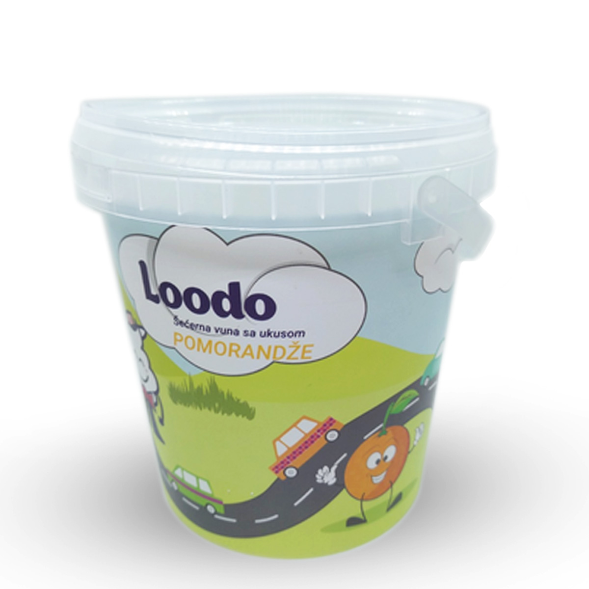 Loodo Šećerna vuna, Ukus pomorandže, 40g | Online prodaja | Ananas