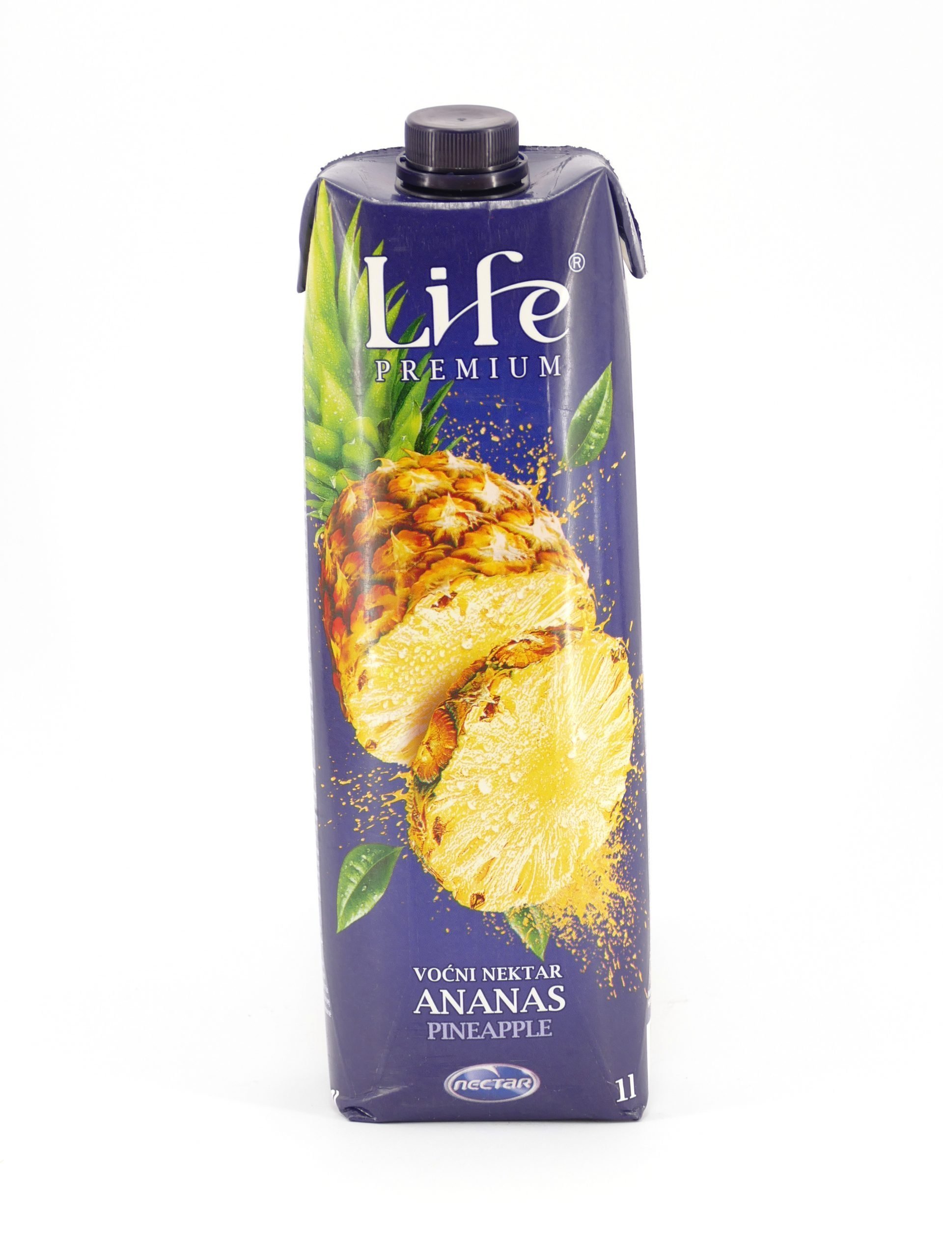 Nectar Life Negazirani sok Ananas 100%, 1l | Online prodaja | Ananas