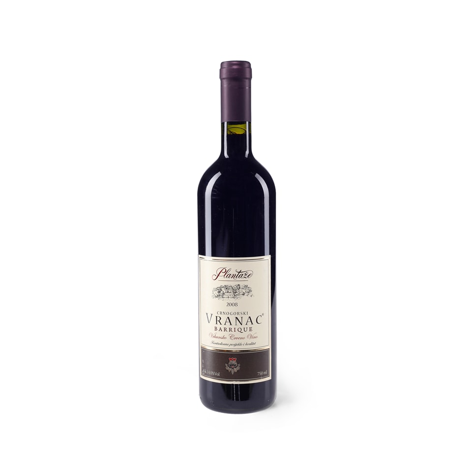 Plantaže Vranac Barrique crveno vino 0.75L | Online prodaja Plantaže Vranac Barrique crveno vino ...