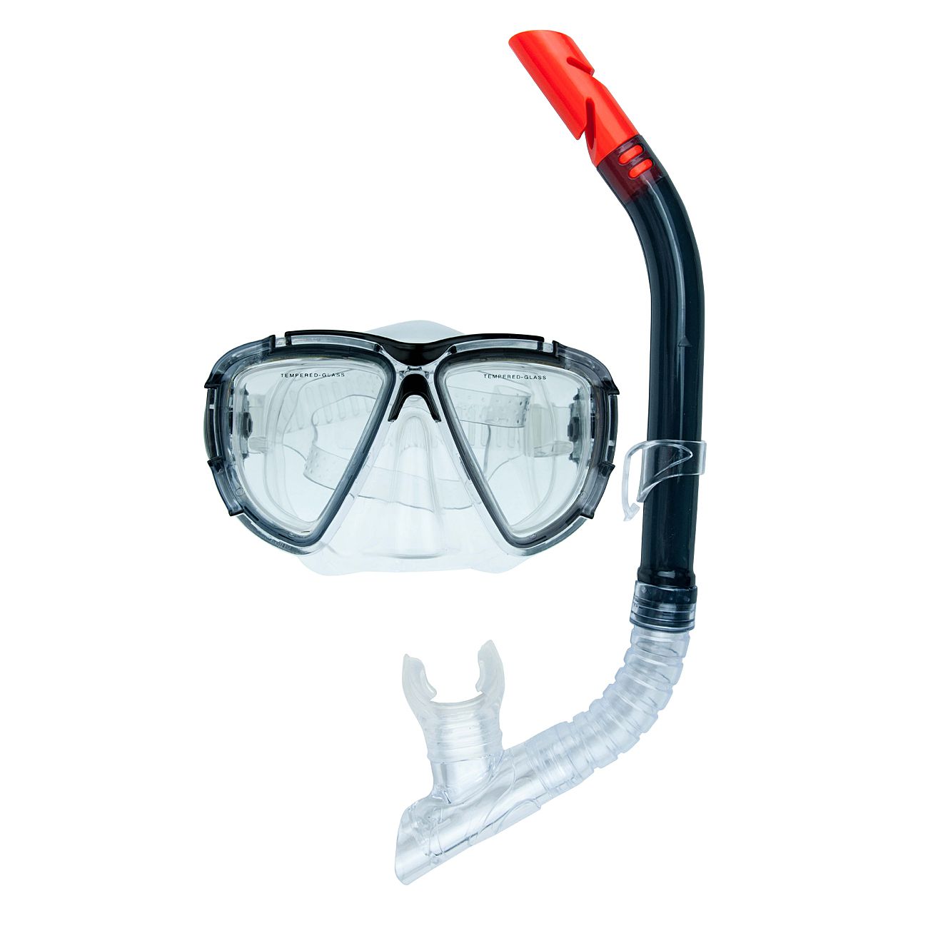 DENIS Set maska i disaljka za ronjenje crni | Online prodaja | Ananas