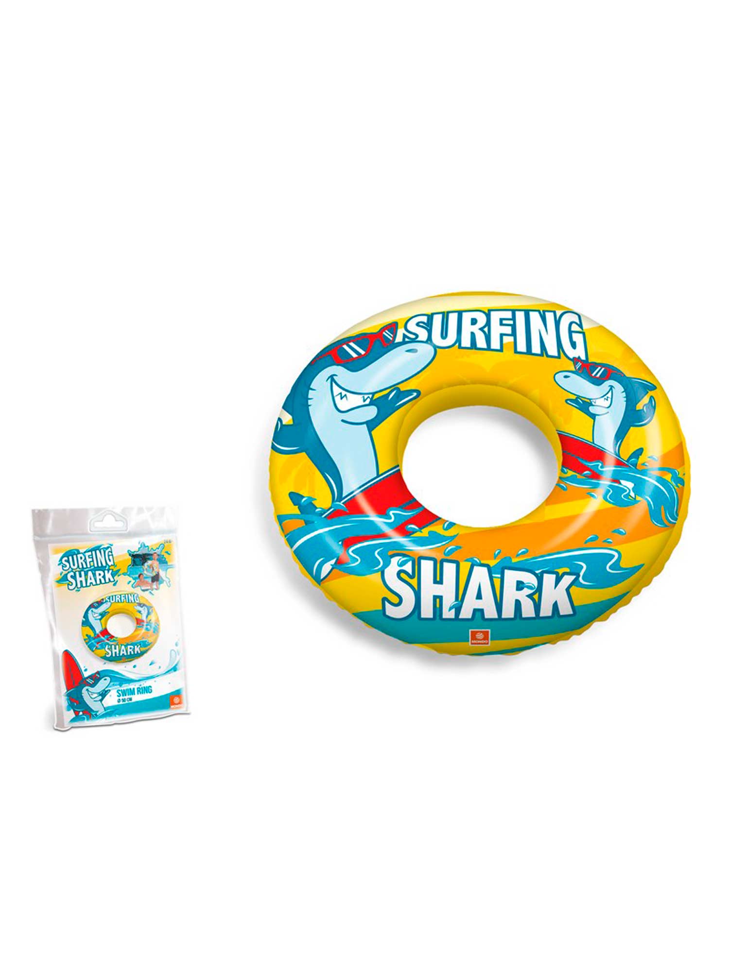 KIDS MOVIE HEROES Šlauf za plivanje Surfing Shark žuti | Online prodaja ...