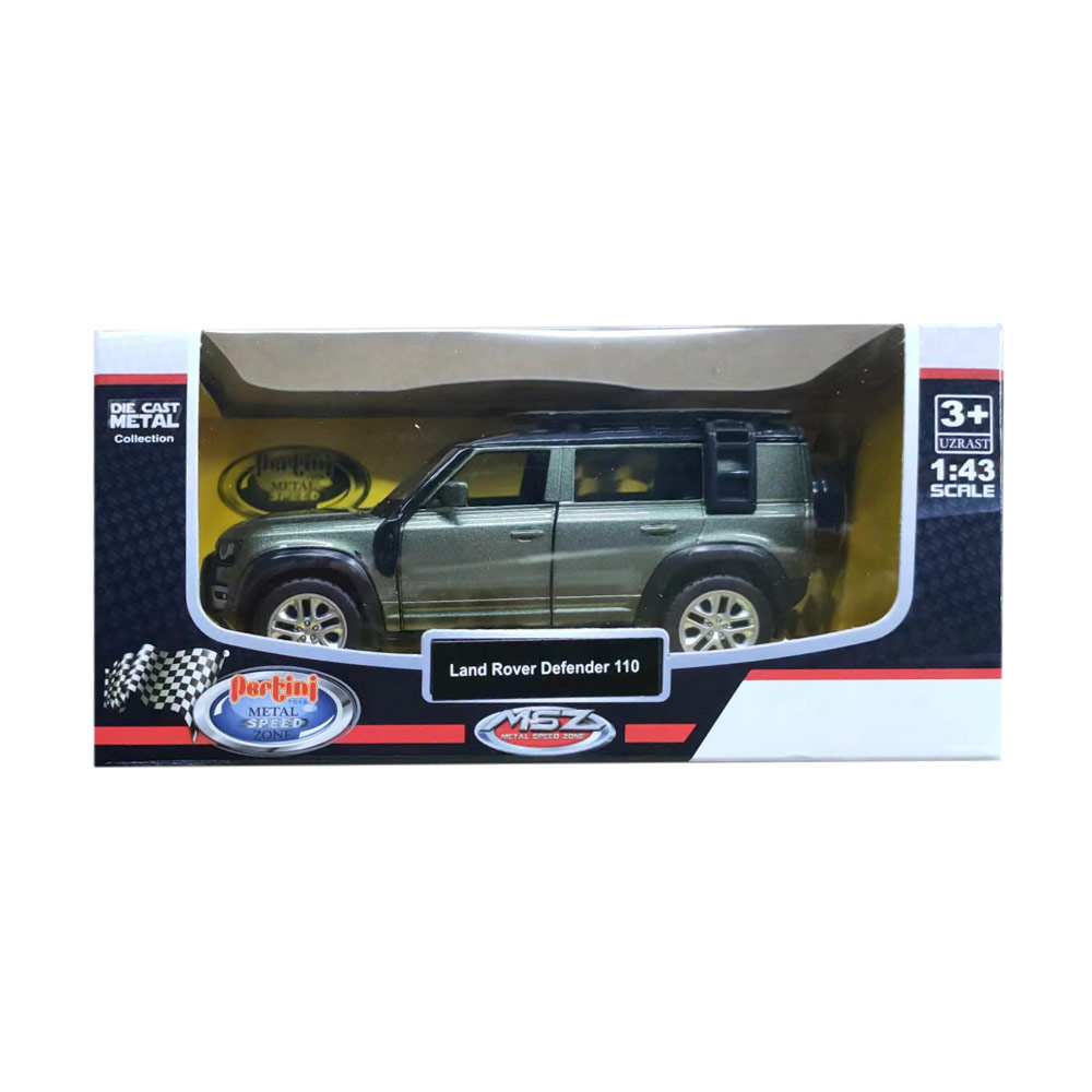 PERTINI Metalni autić 1:43 Land Rover Defender sivi | Online prodaja ...