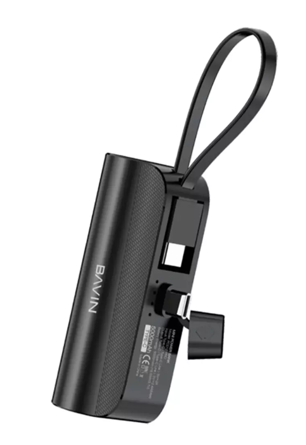 Bavin PC012 PRO Eksterna baterija, 5000mAh, Crna | Online prodaja | Ananas