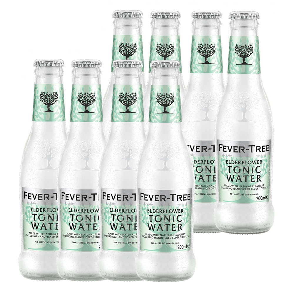 Fever Tree Elderflower Tonic Water, Tonik 200ml, Pakovanje od 8 ...