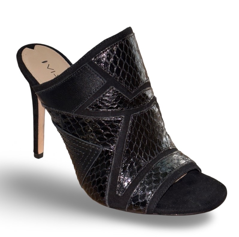 Via Spiga Ženske papuče na štiklu Tarot, Crne | Online prodaja | Ananas