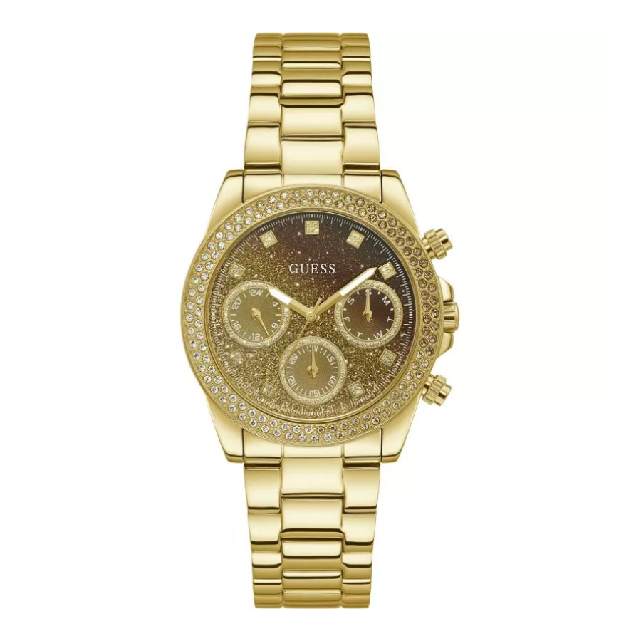 GUESS Женски рачен часовник SOLSTICE GW0403L2, златен | Најголема ...