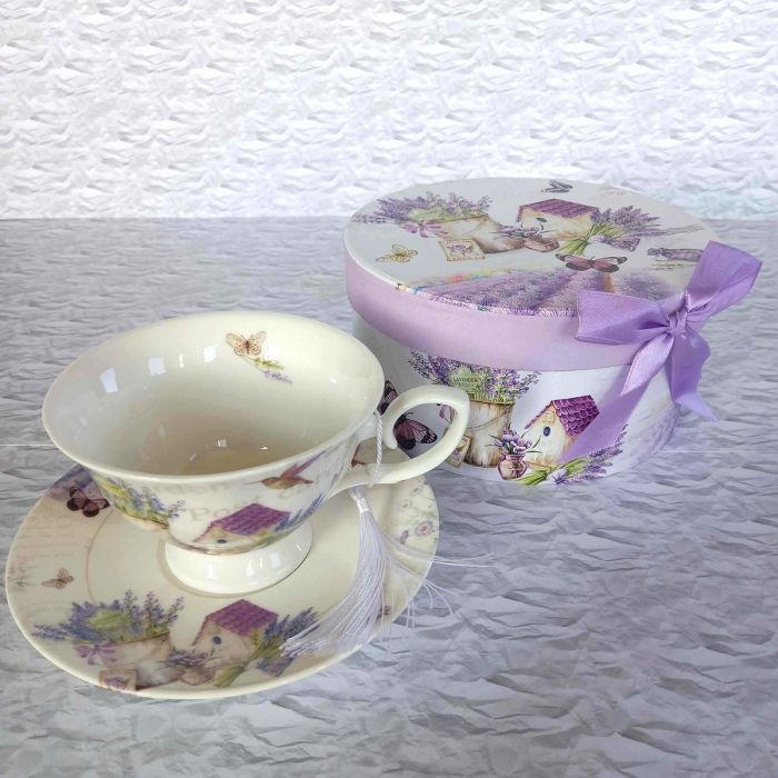 Keramička šolja u kutiji lavanda | Online prodaja | Ananas