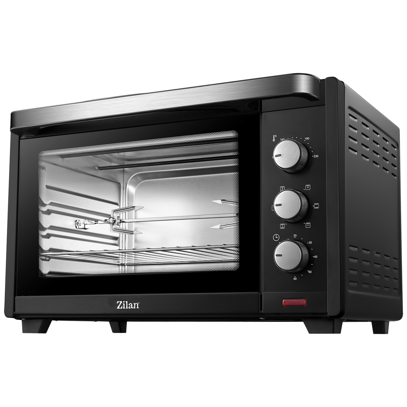 Zilan Mini pećnica sa grillom, zapremina 45 l, 2000 W, crna - ZLN1024 ...