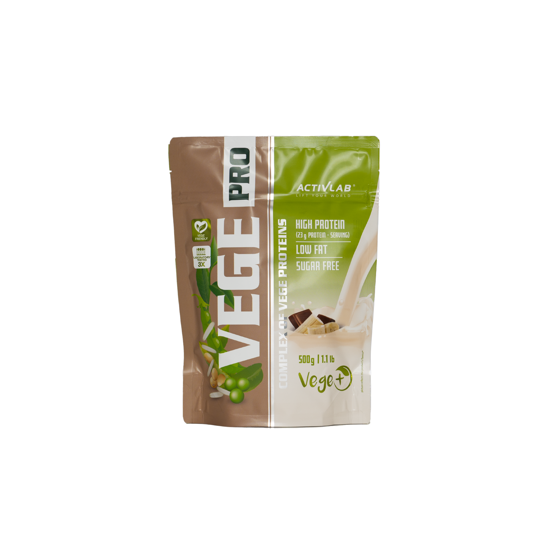 ACTIVLAB Protein VEGE PRO Chocolate - Banana 500g | Online prodaja | Ananas