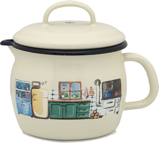 Metalac Lonče Trbušasto 12K/1.3(6#) sa Poklop /367243 Kuhinja Dekor ...