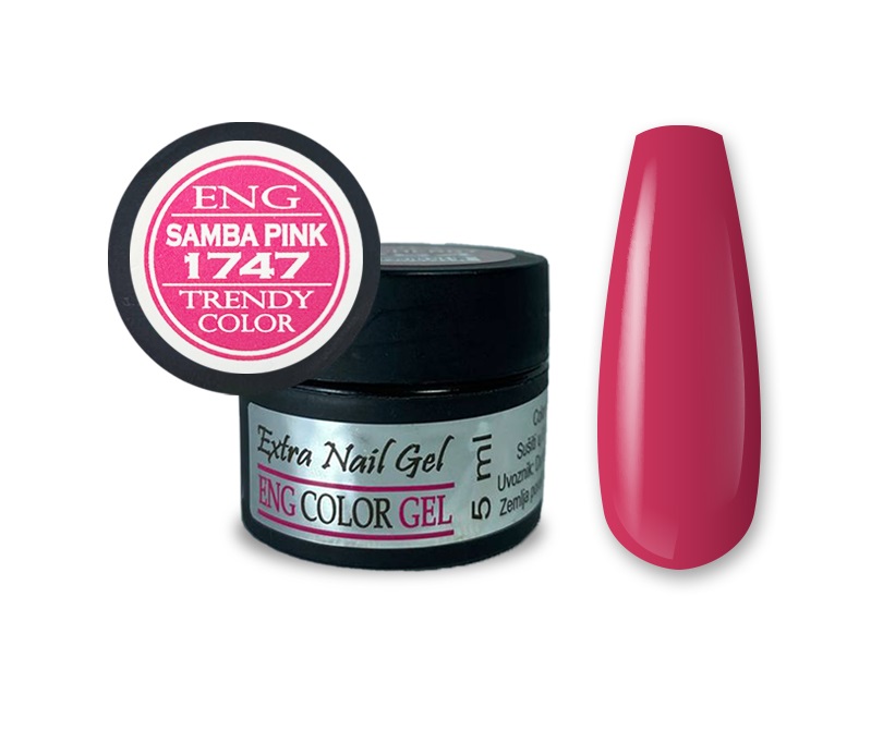 Extra Nail Gel za nokte Samba Pink 1747, 5ml | Online prodaja | Ananas