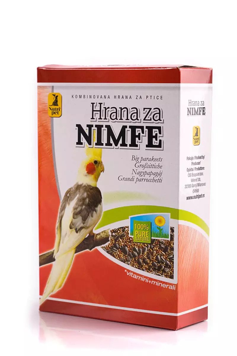 NUTRIPET Hrana za nimfe 400g | Online prodaja | Ananas