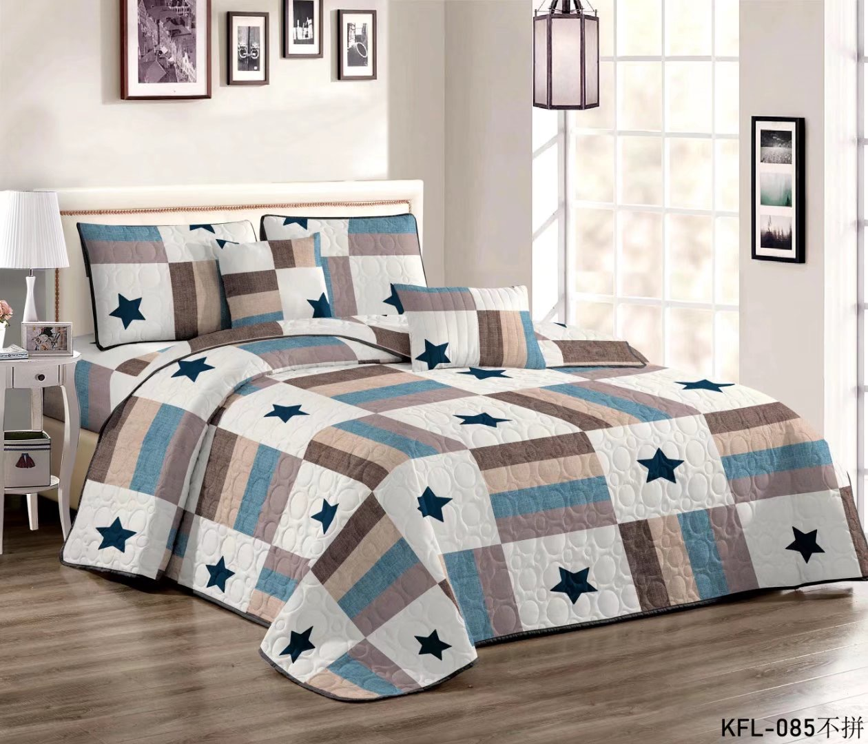 SAJONARA Single set Prekrivač i jastučnica, Zvezdice, Plave | Online ...