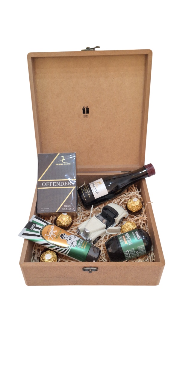 Poklon set za muškarce Gentleman 1, Pafem Offender + Crveno vino ...