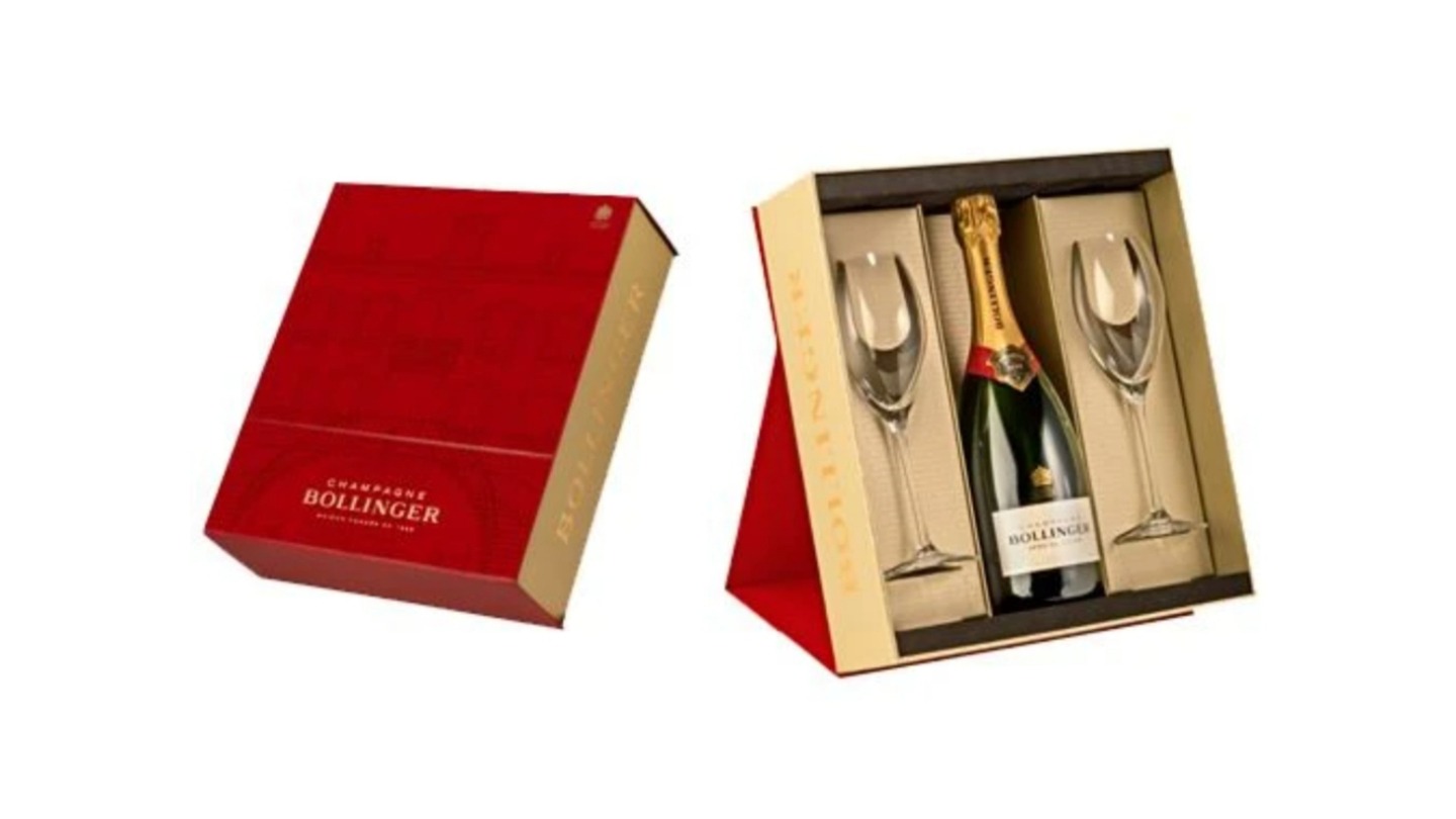 BOLLINGER Baby Bollinger special Cuvée red gift belo penušavo vino ...