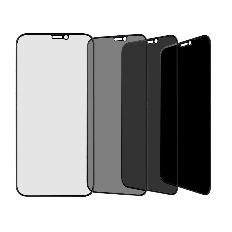 Zastitno staklo (clear privacy) za iPhone 13 Pro Max/14 Plus crno ...