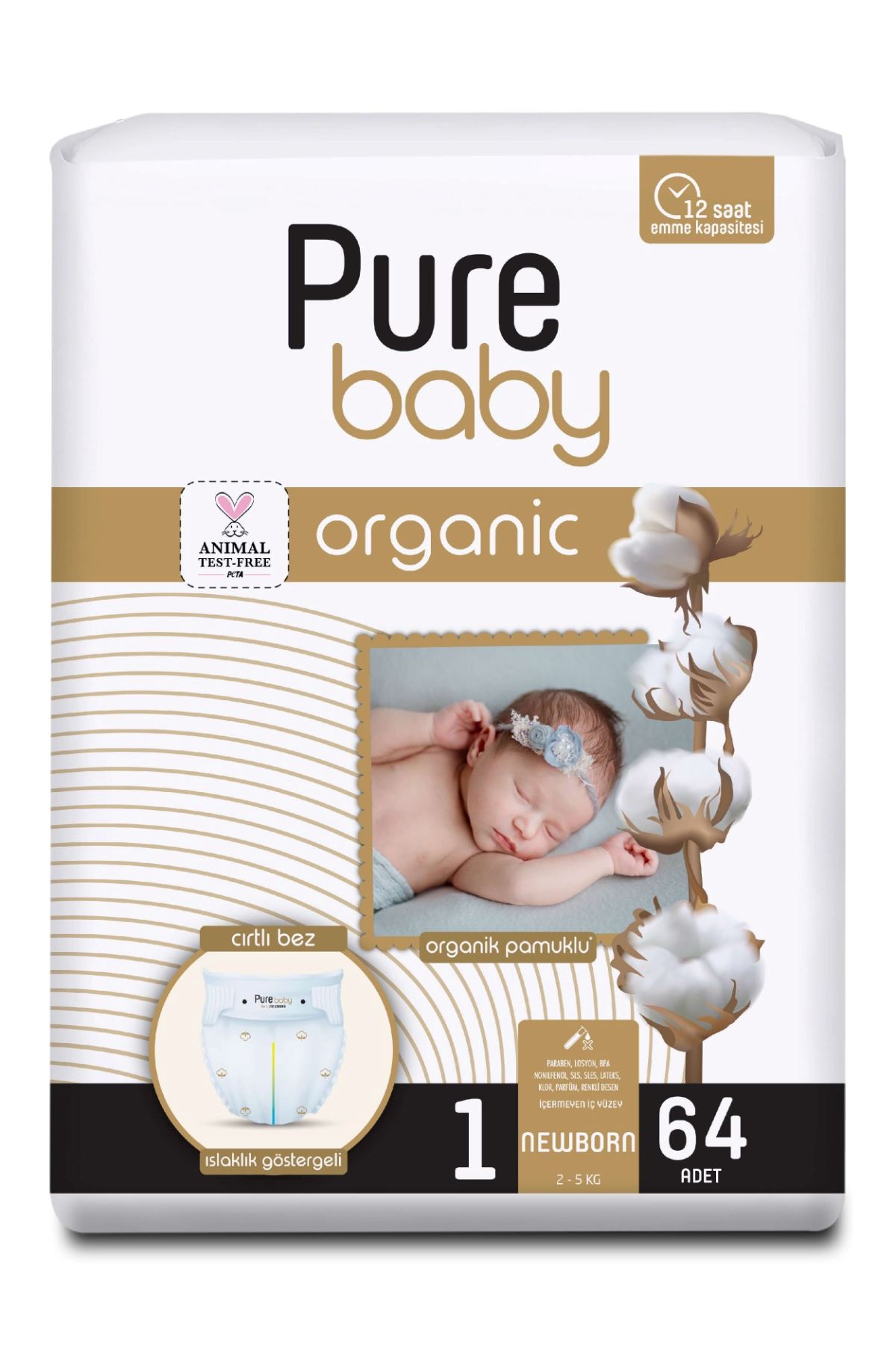 PURE BABY pelene 1 64/1 | Online prodaja | Ananas