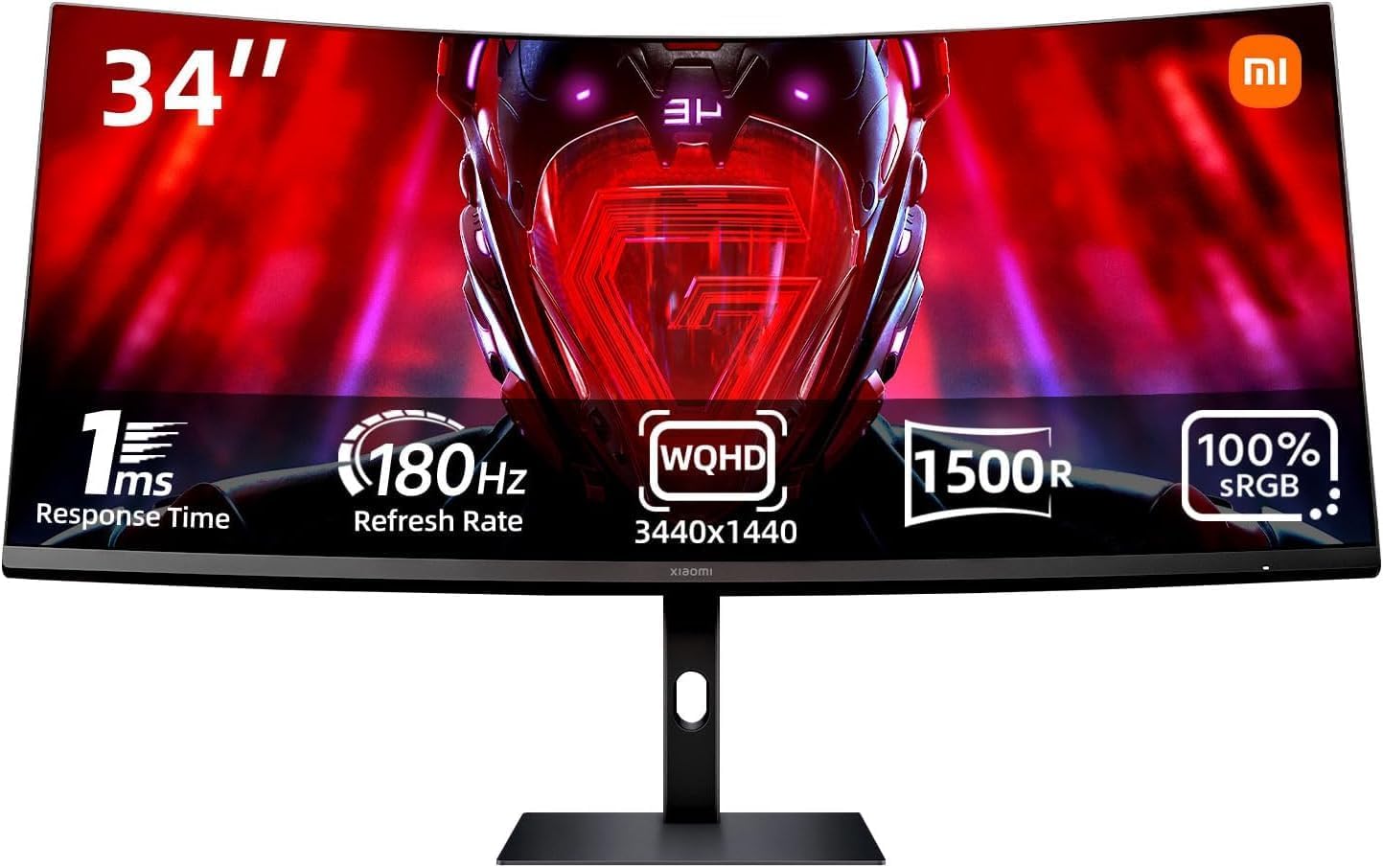 Xiaomi Gaming monitor G34WQi, 34", 3440 x 1440, 180 Hz, HDR10, Crni ...