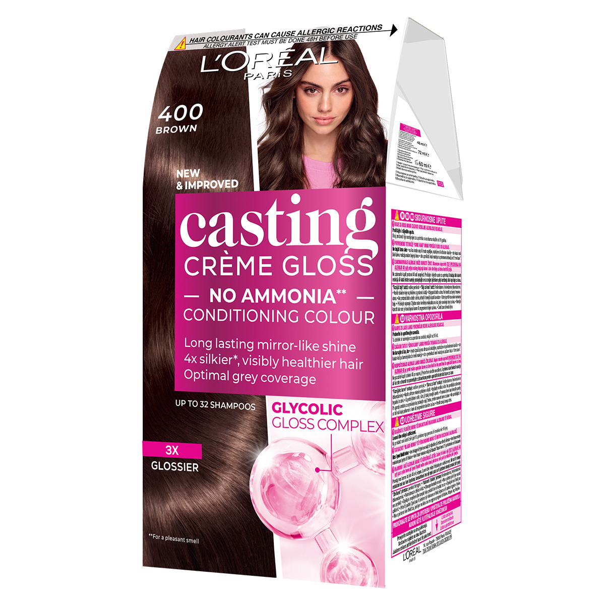 Loreal Casting Creme Gloss 400 Tamnosmeđa boja za kosu | Online prodaja | Ananas BiH