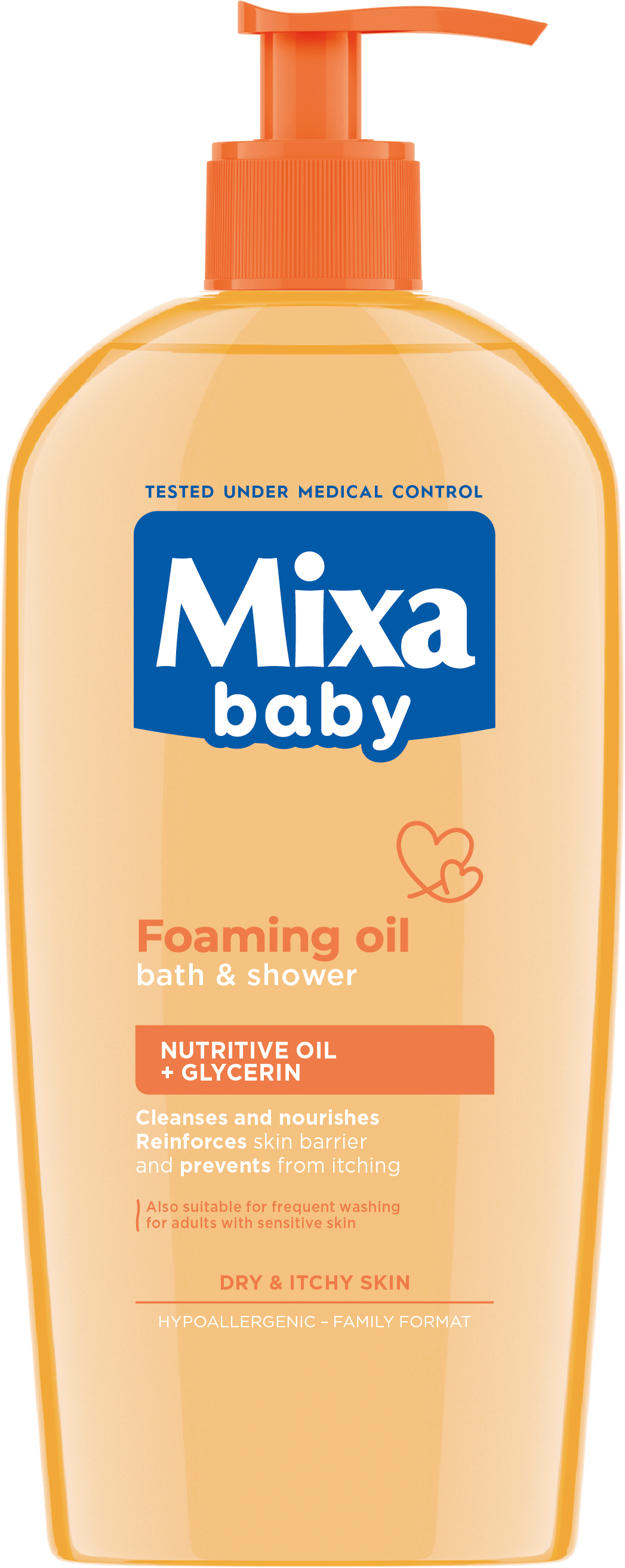 MIXA BABY Uljna kupka za bebe, 400ml | Online prodaja MIXA BABY Uljna ...