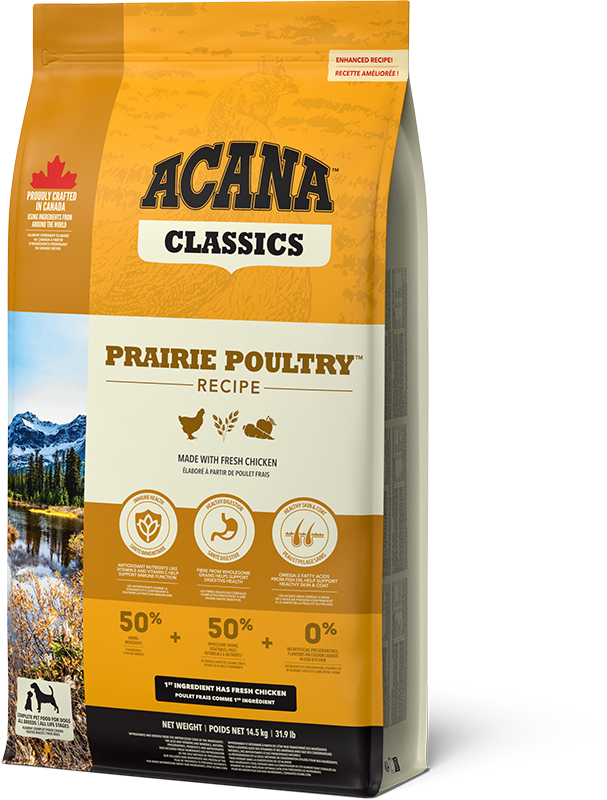 ACANA Suva hrana za odrasle pse Classic Prairie Poultry 14.5kg | Online ...