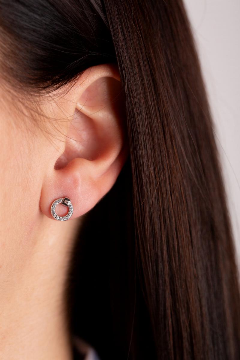 Otelia Srebrne minđuše Oreol 240 | Online prodaja | Ananas