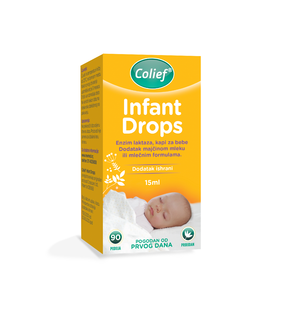Colief Infant Drops kapi za bebe, 15ml | Online prodaja | Ananas