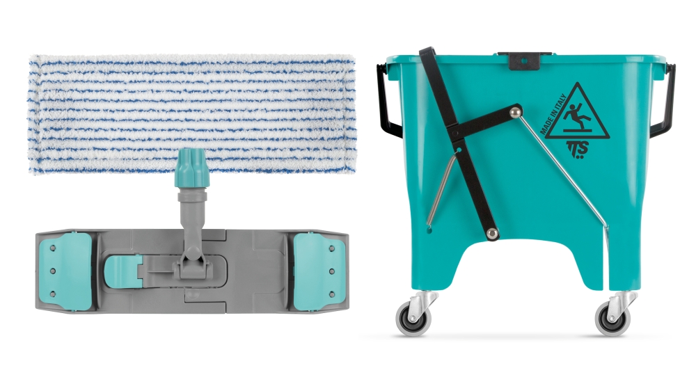 TTS KIT SQUIZZY ROLL Set za čišćenje,Kanta i drška, 15l, Zelena | Online prodaja | Ananas