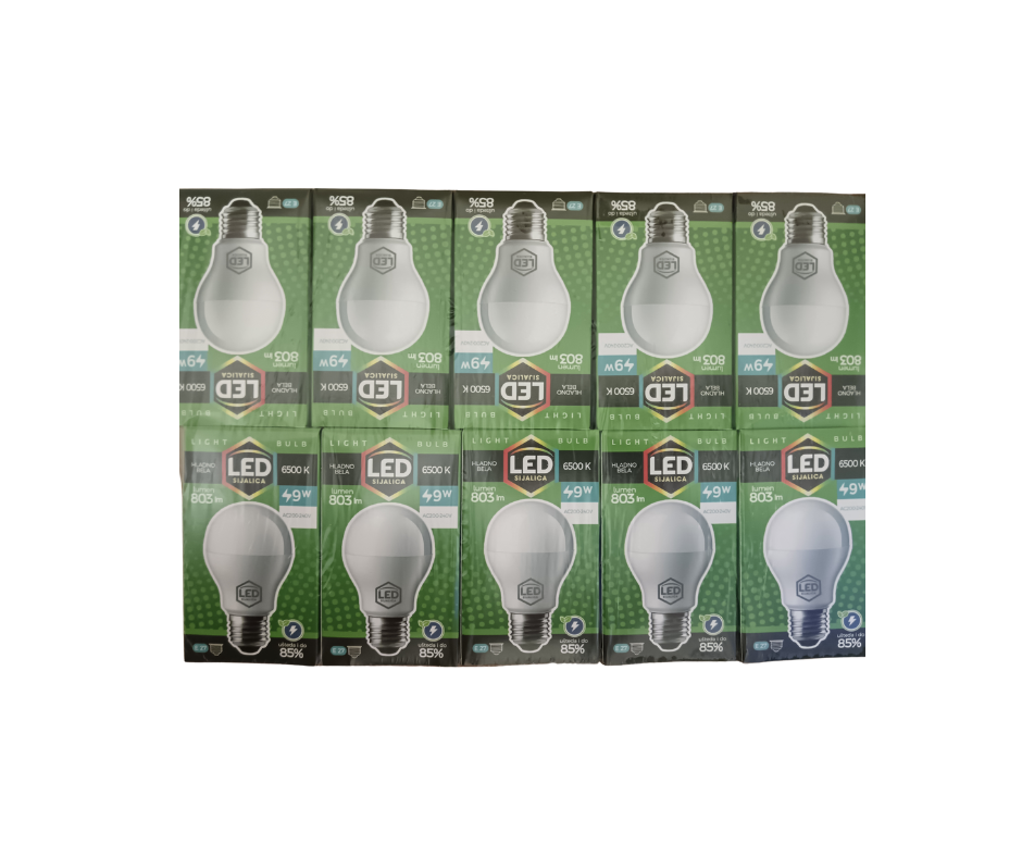 Led Sijalica 9W 6500K, 10 komada | Online prodaja | Ananas