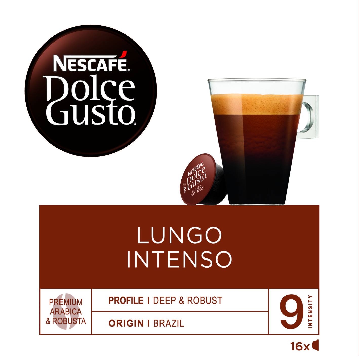 Nescafe Dolce Gusto Lungo Intenso kafa kapsule, 16 komada, 144g ...