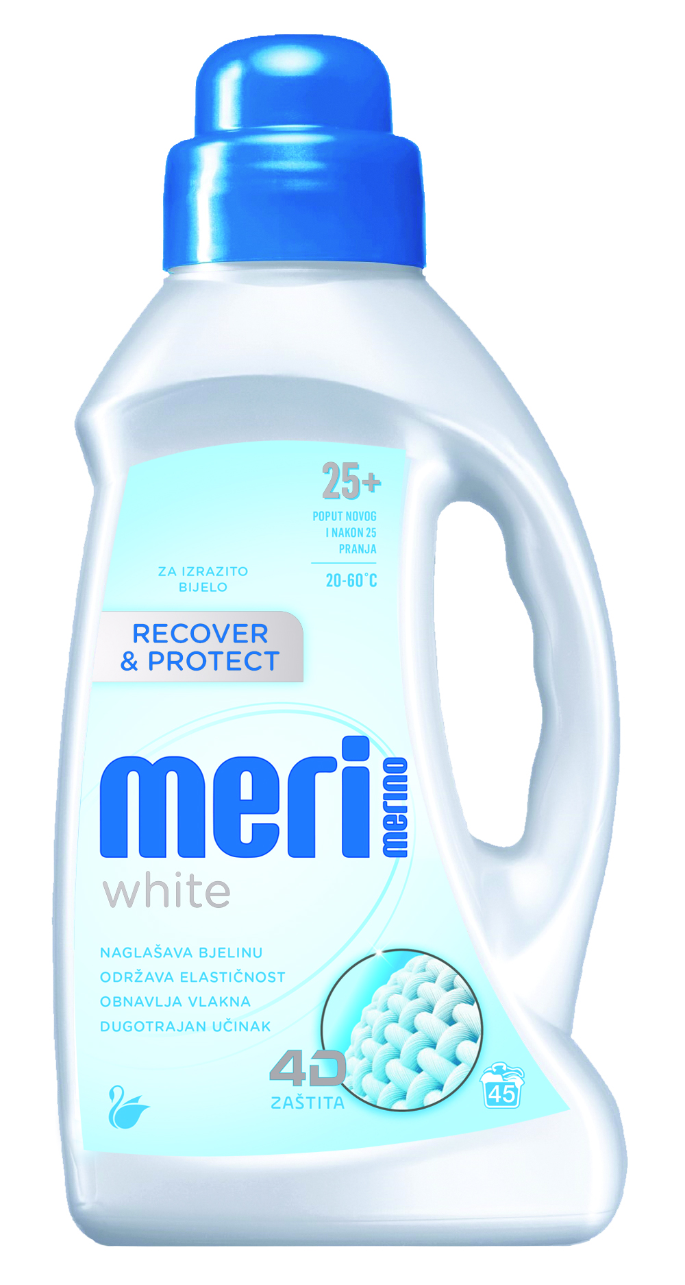 MERI MERINO Течен детергент за бели ткаенини 2,7 L | Најголема онлајн ...