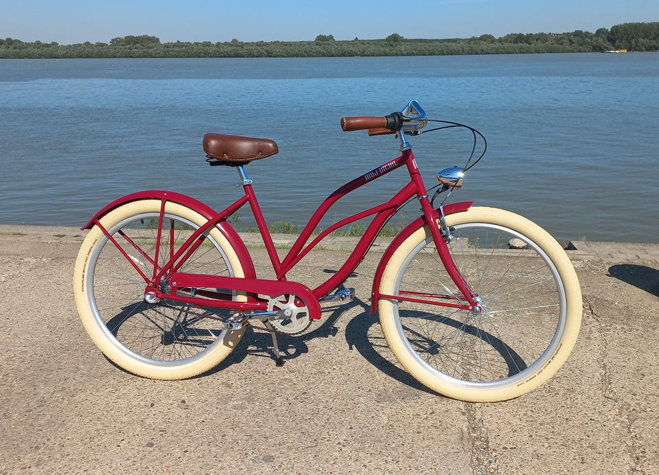 Moj bicikl Bicikl Cruiser Baš-čelik, Shimano Nexus 3 brzine, Bordo ...
