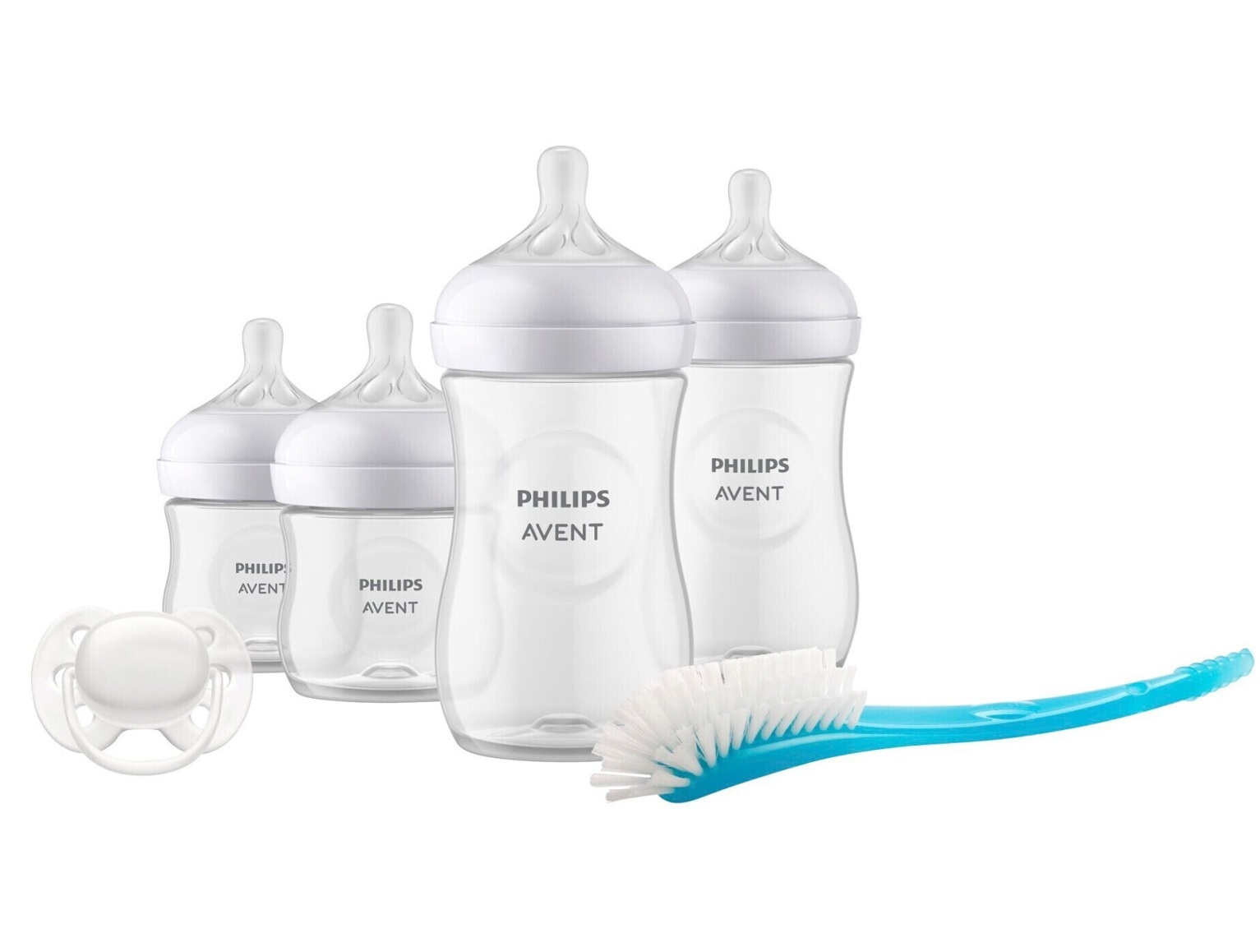 Philips Avent Set za novorođenče Natural Response, 4 flašice, četka i ...